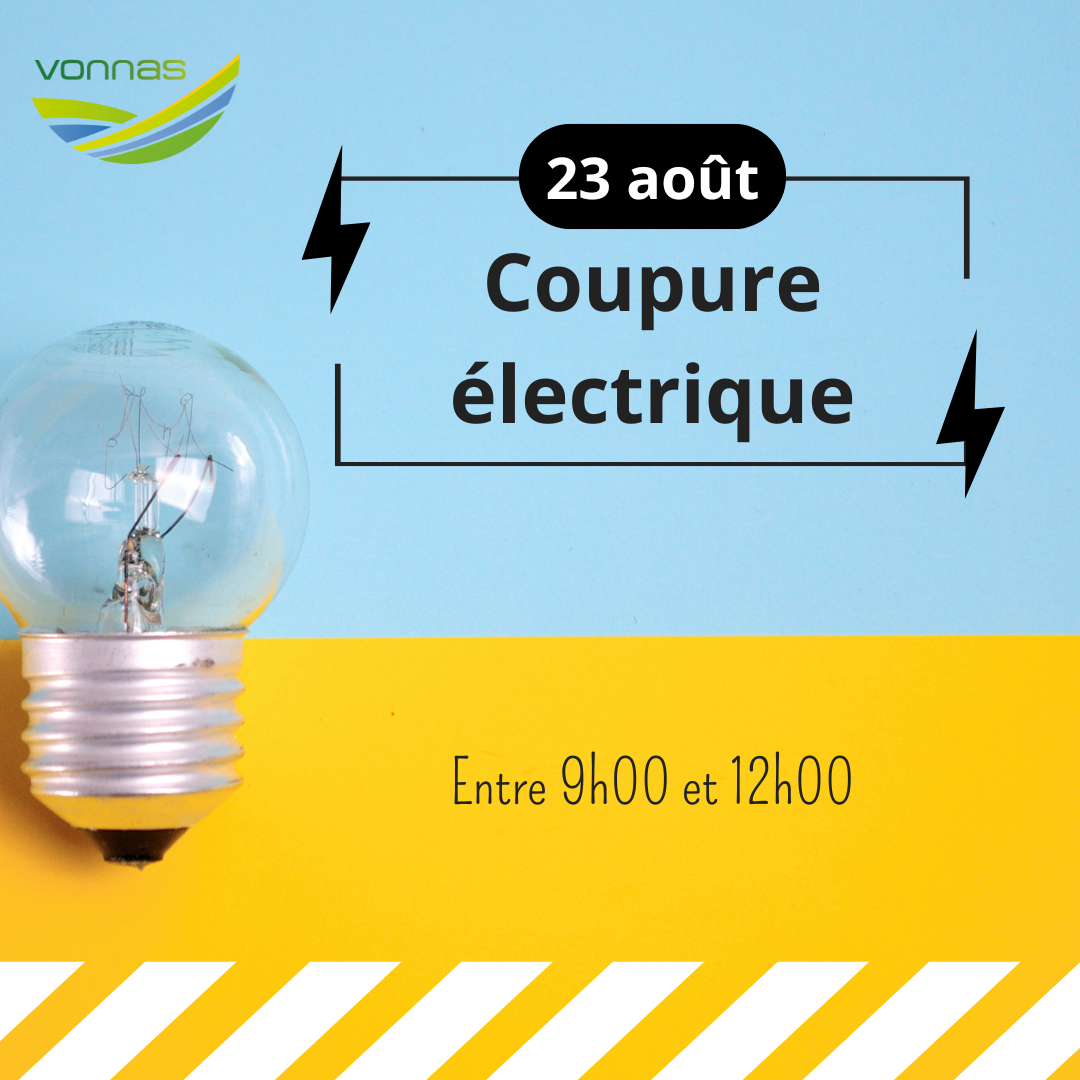 Coupure de courant - Mairie de Vonnas